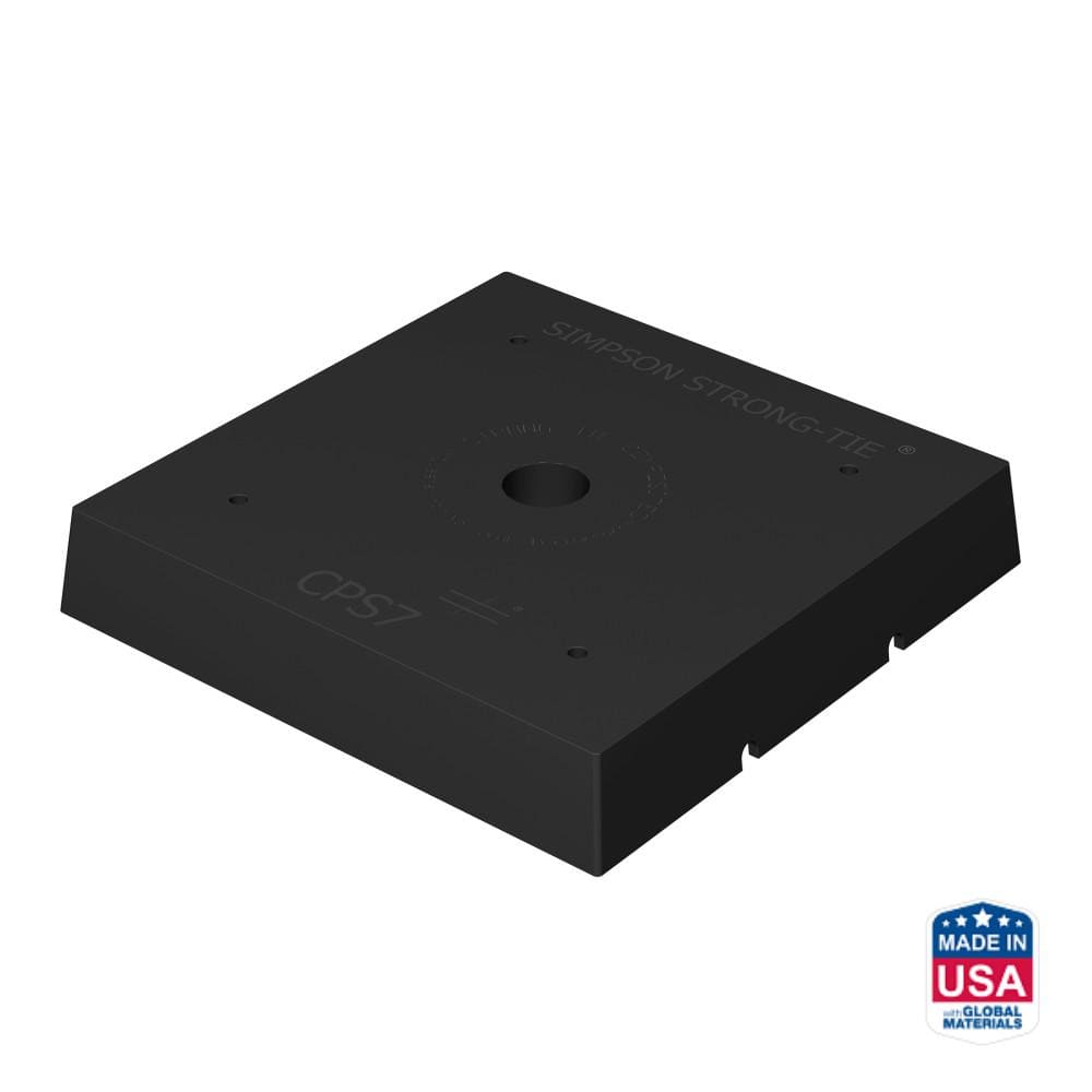 Simpson Strong-Tie CPS Composite Plastic Standoff for 8x8 Nominal ...