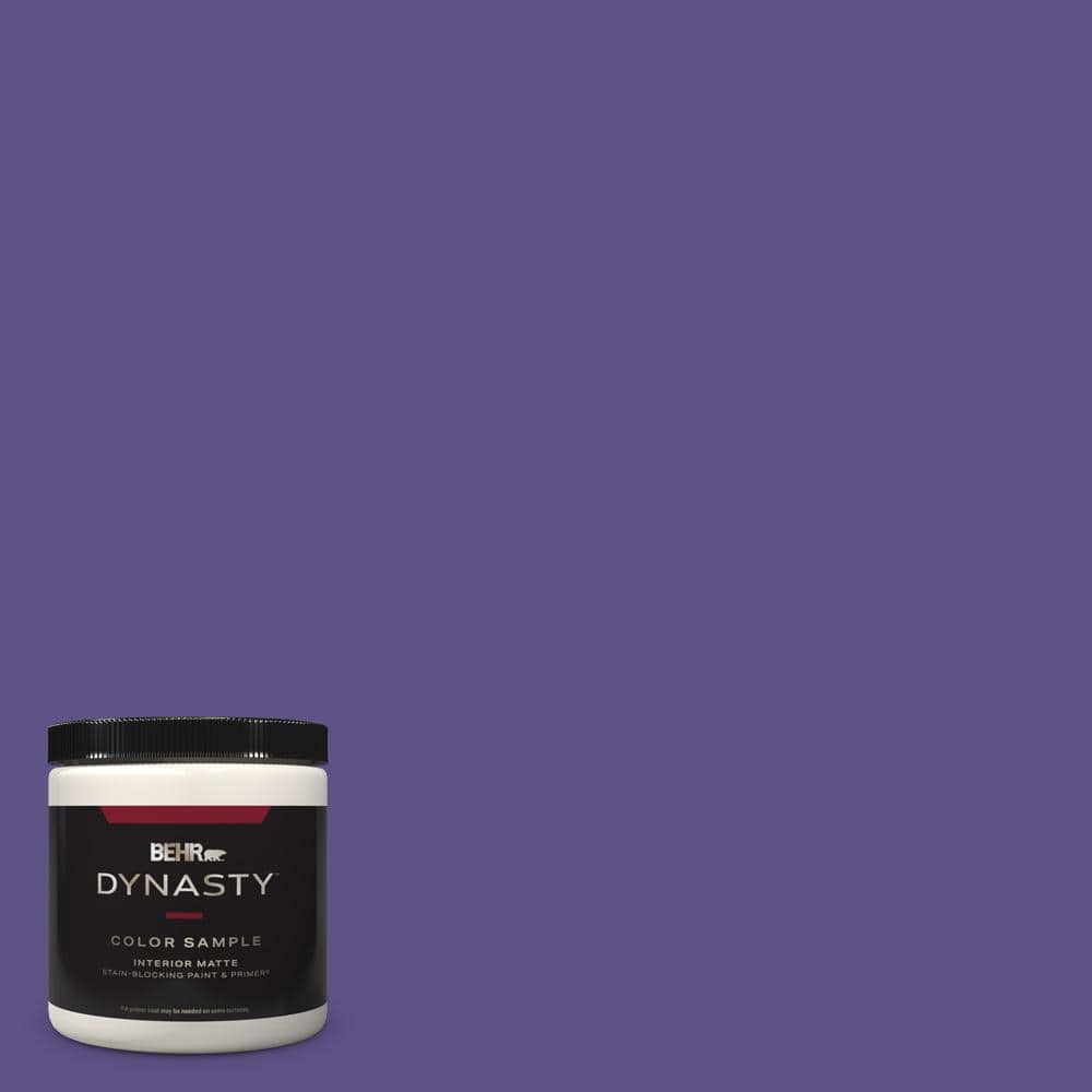 BEHR DYNASTY 8 oz. #P560-7 Kings Court Matte Stain-Blocking Interior ...