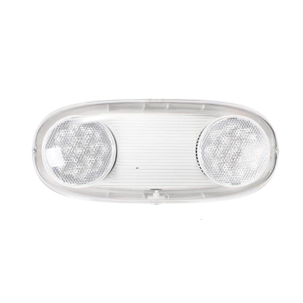 MEDINAH POWER LED Wet Location Emergency Light with 2 Round Adjustable ...