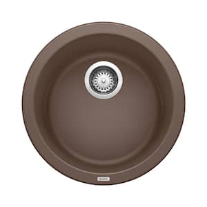 Blanco Rondo Granite Composite 18 in. Drop-in/Undermount Bar Sink in ...