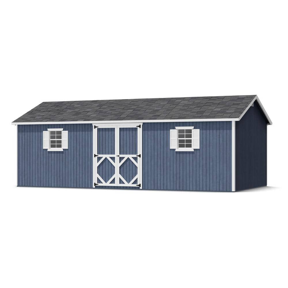 Little Cottage Co. Classic Workshop 12 ft. x 24 ft. Outdoor Wood ...