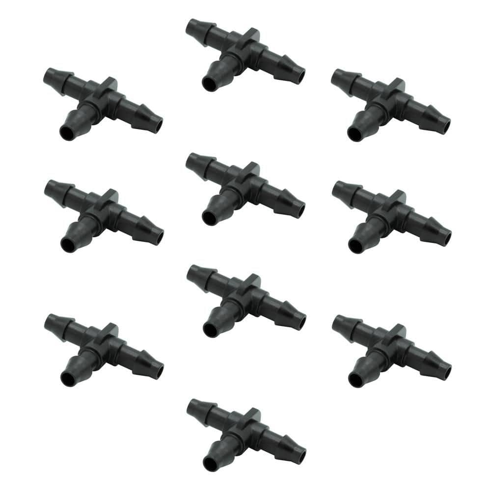 DIG 1/4 in. Barb Tees (10-Pack) H82A - The Home Depot