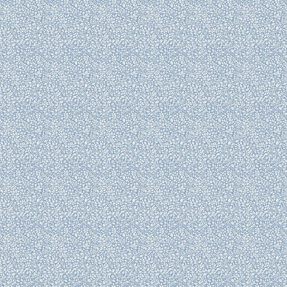 Miniatures 3 Collection Blue Full Mini Floral Trail Matte Finish Vinyl ...