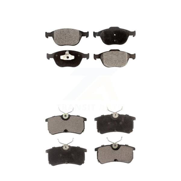 TEC Front Rear Ceramic Brake Pads Kit For Ford Focus SVT KTC-100505 KTC ...