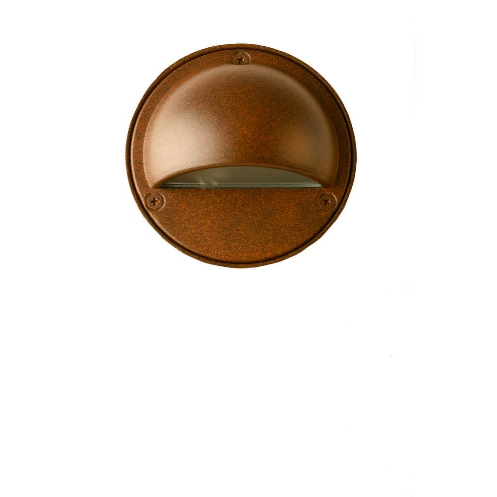 Best Pro Lighting Low Voltage Rust Outdoor Landscape Round Step/Deck ...