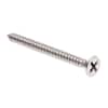 Prime-Line #10 X 2 in. Grade 18-8 Stainless Steel Phillips Drive Flat ...