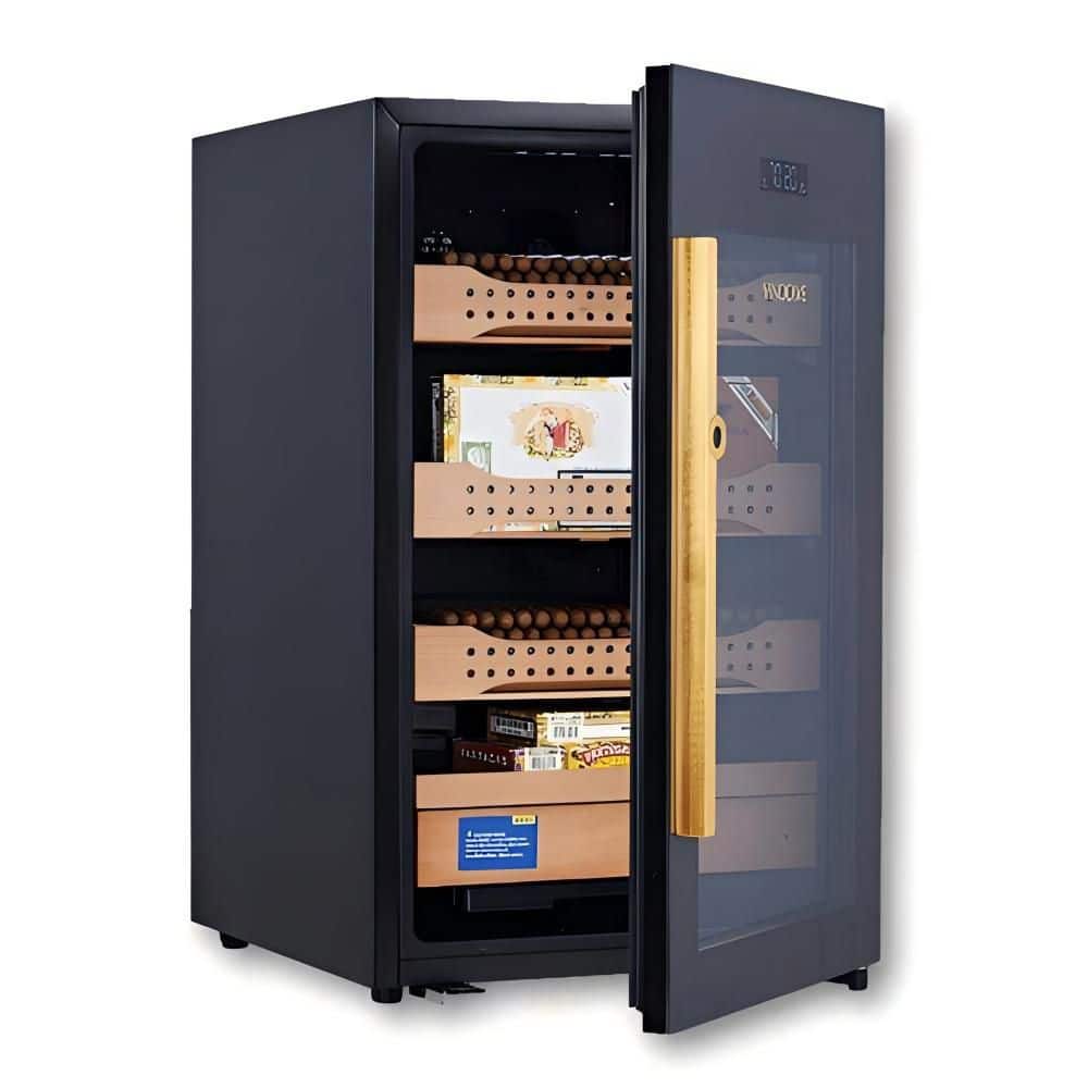 Atemomen Cigar Cooler Humidors, 850 Counts Capacity, Electric Wine ...