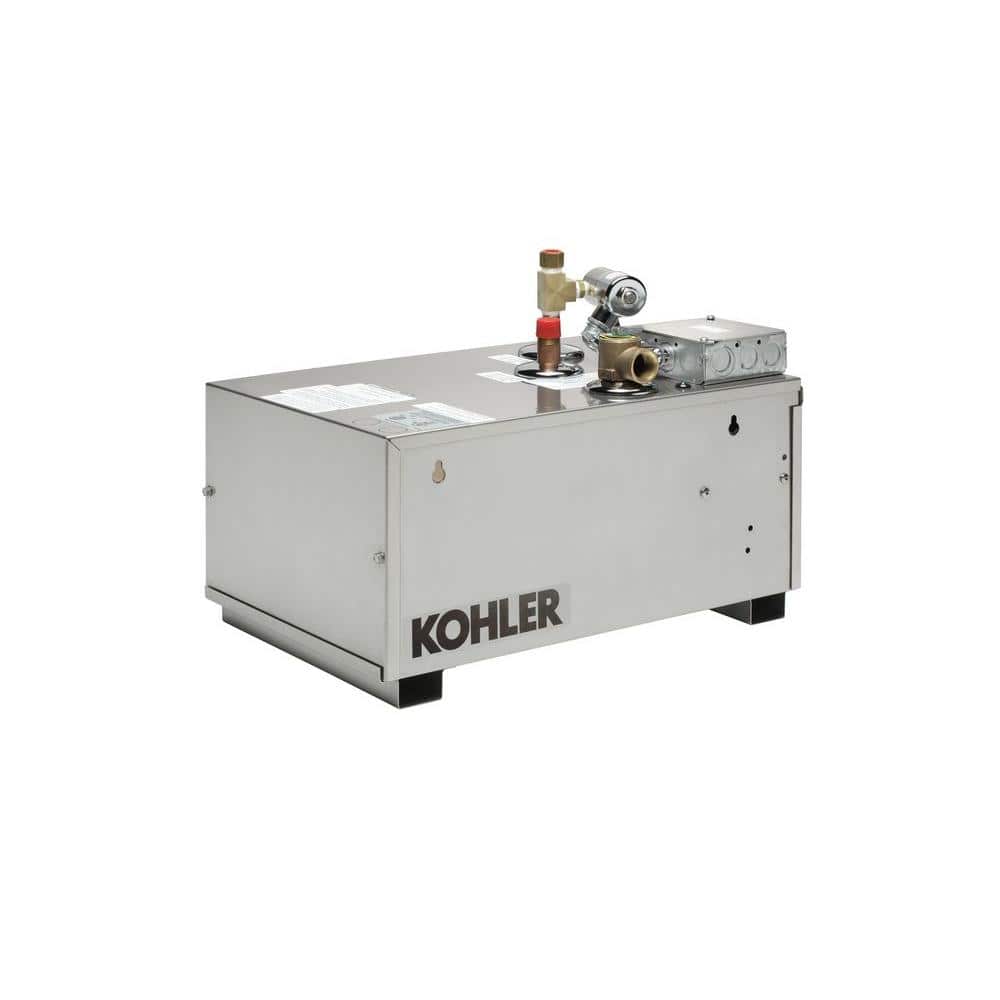 KOHLER Fast Response 15000-Watt Steam Generator in Polished Chrome K ...