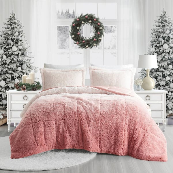 Intelligent Design Ella Blush Microfiber Full/Queen Comforter Set ID10 ...