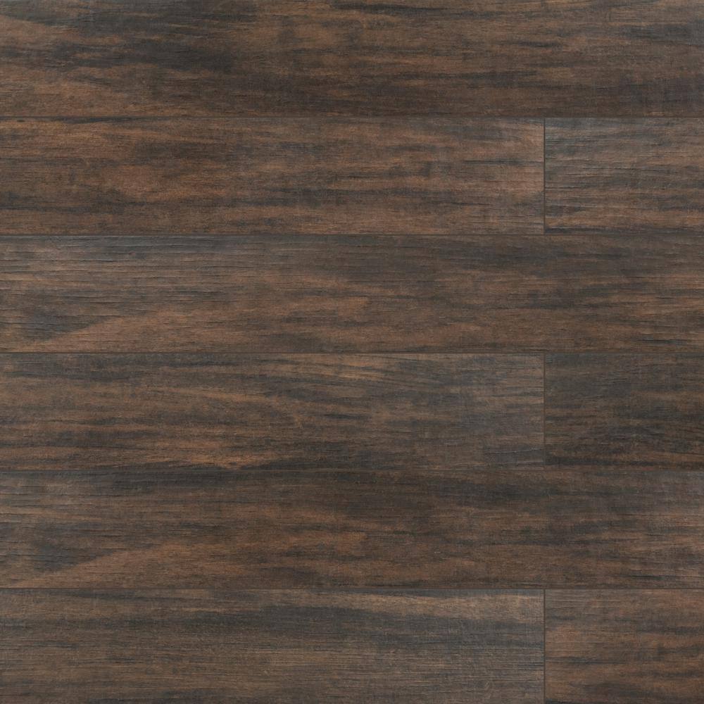 MSI Botanica Teak 6 in. x 36 in. Matte Porcelain Wood Look Floor and ...