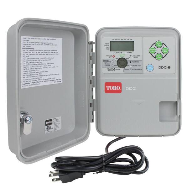 Toro DDC Indoor/Outdoor 8-Station Controller-53808 - The Home Depot