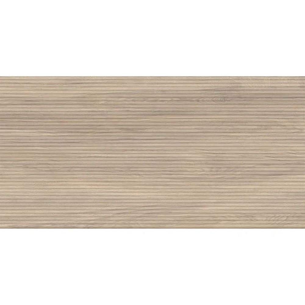 Apollo Tile Bois 24 in. x 48 in. Matte Natural Wood Porcelain Fluted ...