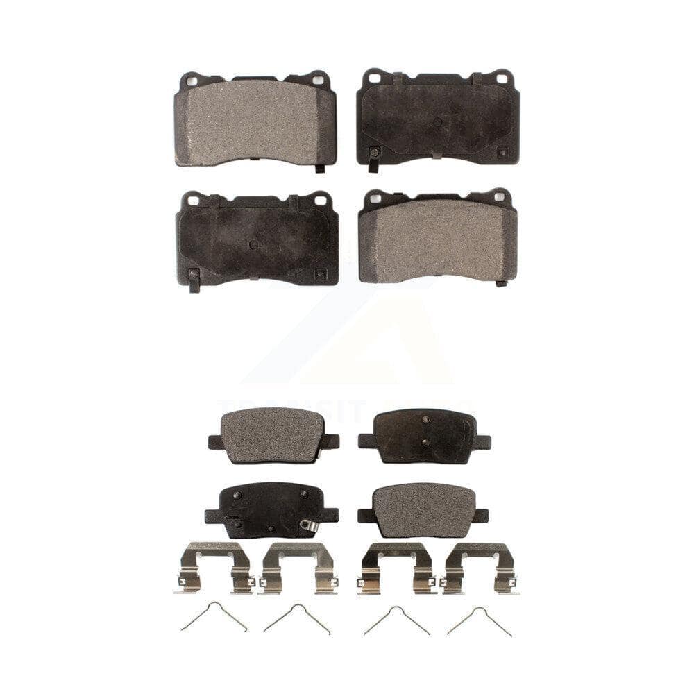 TEC Front Rear Ceramic Brake Pads Kit For Chevrolet Camaro Cadillac CT6 ...