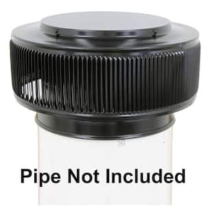Active Ventilation 10 in. Dia Aura PVC Vent Cap Exhaust with Adapter ...