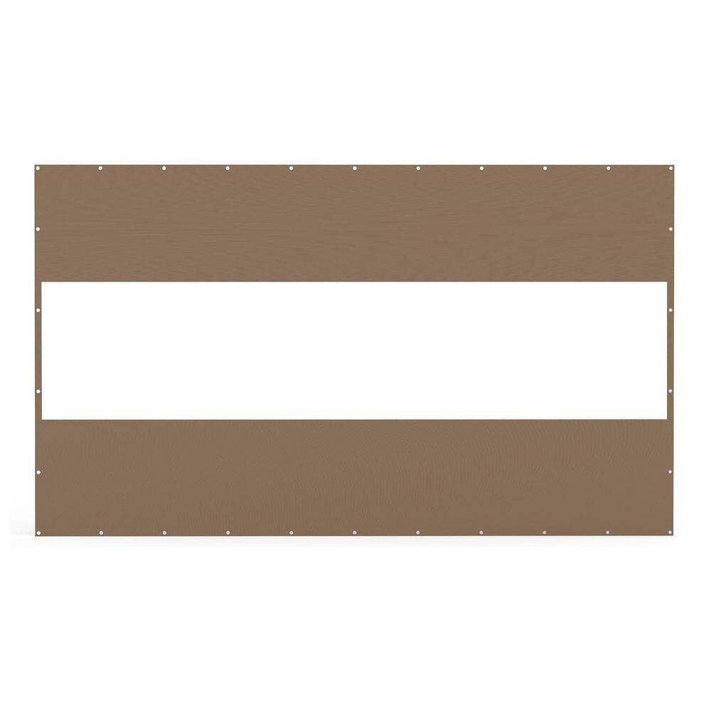 Wildaven 7 ft. x 12 ft. Waterproof PVC Privacy Screen in Brown LKHR ...