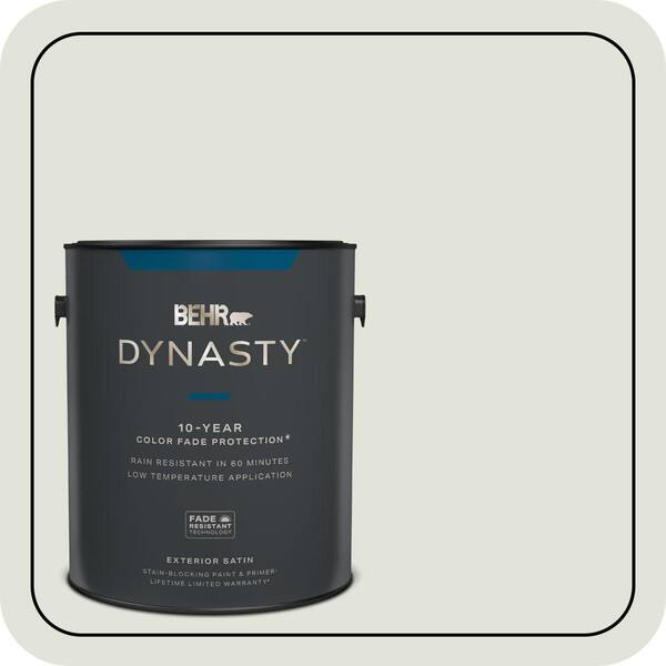 BEHR DYNASTY 1 gal. #PPL-75 Wisdom Satin Enamel Exterior Stain-Blocking ...