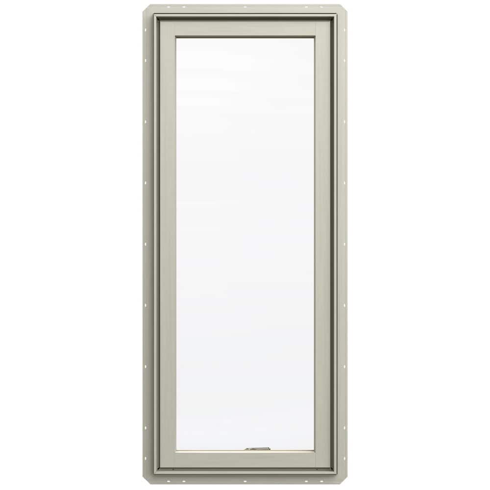 JELD-WEN 24 in. x 60 in. W-5500 Right-Hand Casement Wood Clad Window ...