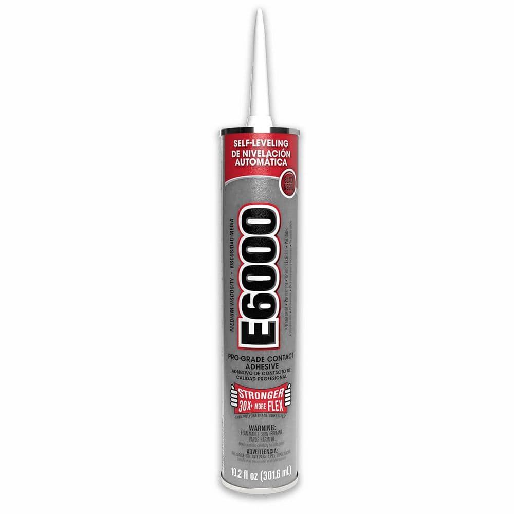 E6000 10.2 oz. Black Medium Viscosity Cartridge Adhesive (12-Pack ...