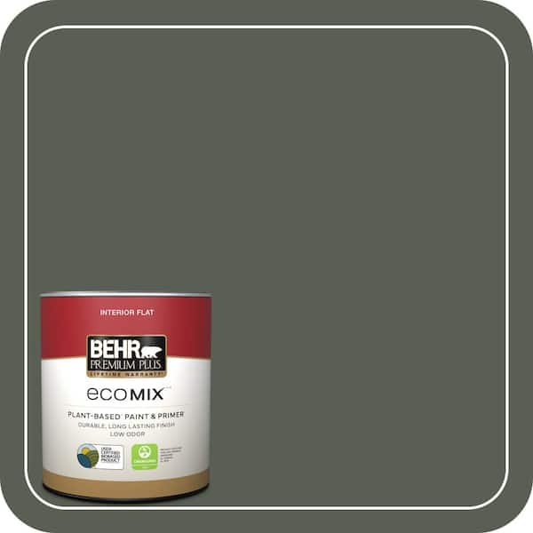 BEHR PREMIUM PLUS 1 qt. #PPU10-20 Pastoral Flat EcoMix Plant-Based ...