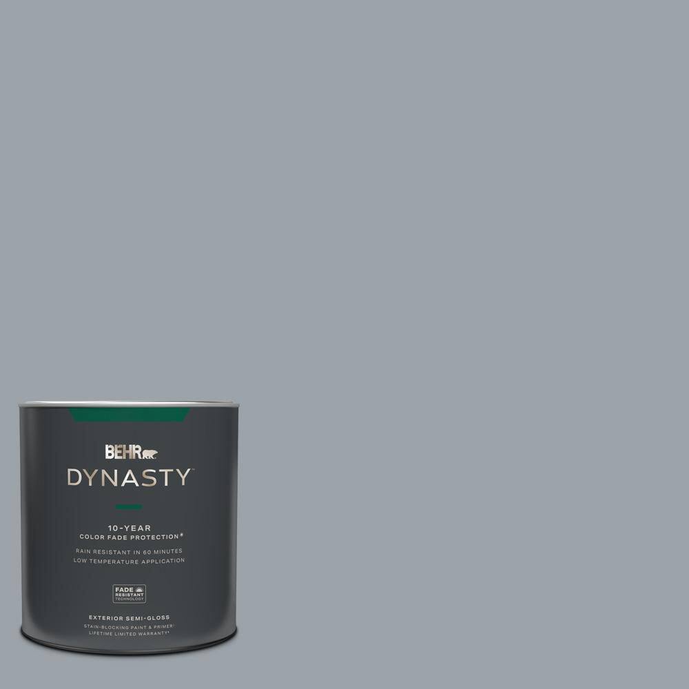 BEHR DYNASTY 1 qt. #MQ5-22 Rainmaster Semi-Gloss Enamel Exterior Stain ...
