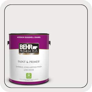 BEHR PREMIUM PLUS 1 qt. #640E-1 Silver Chalice Satin Enamel Low Odor ...
