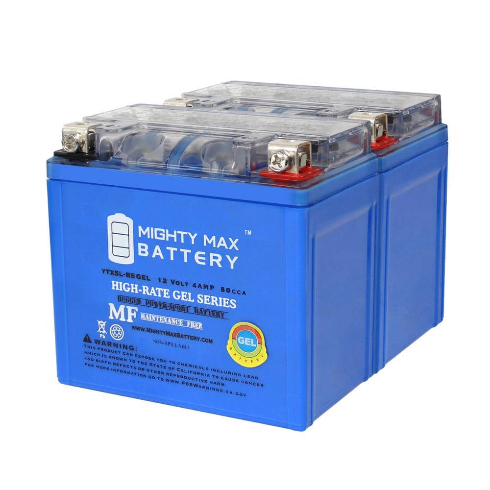 MIGHTY MAX BATTERY YTX5L-BS GEL Replacement Battery Compatible with ...