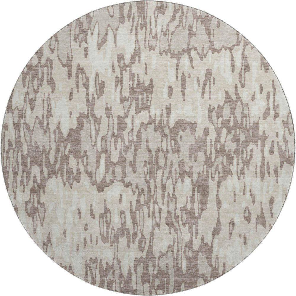 Addison Rugs Mayfield Premium Machine Washable Abstract AMF986 Putty 8 ...