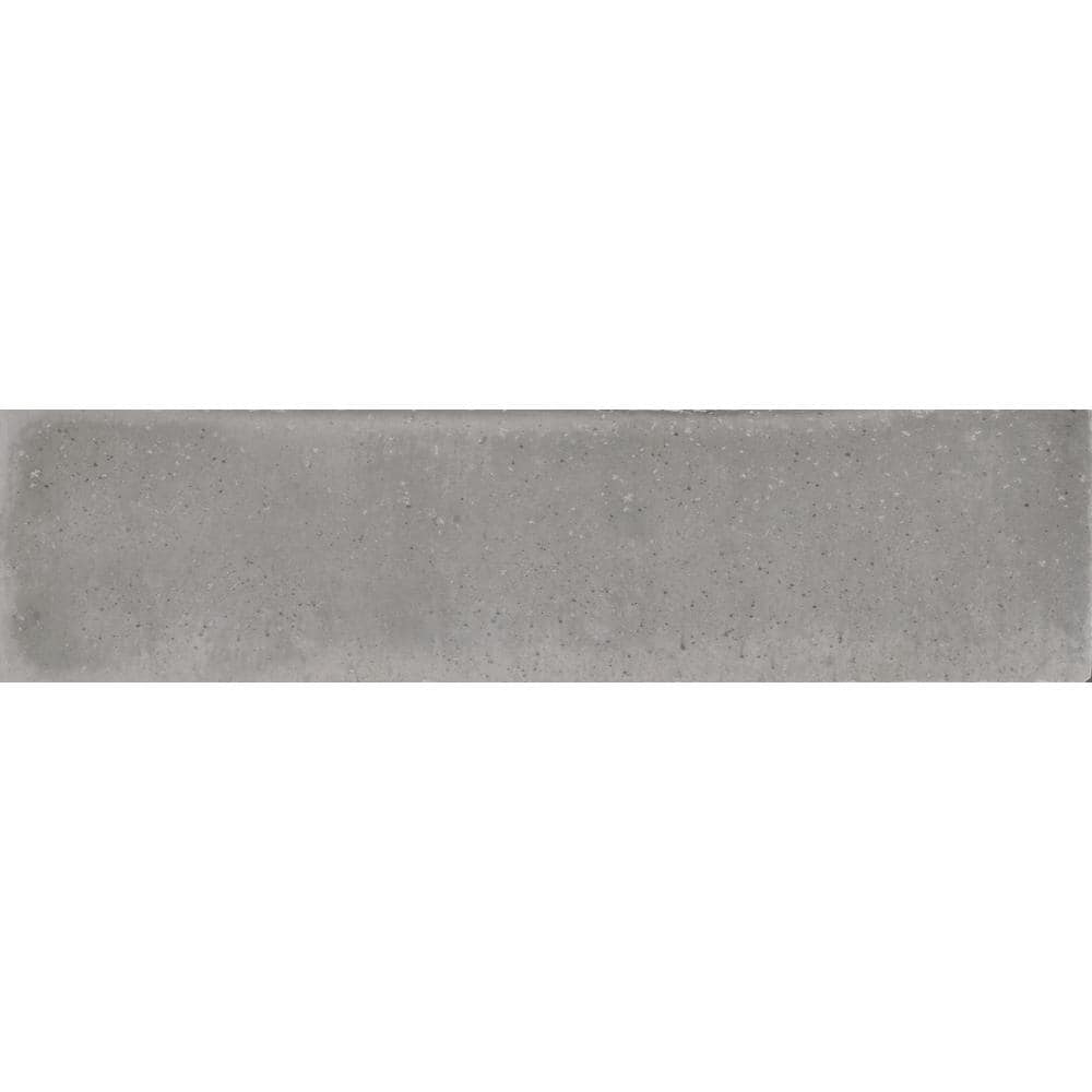 Daltile Scrapbook Memory Grey 2 in. x 4 in. Glazed Porcelain Floor and ...