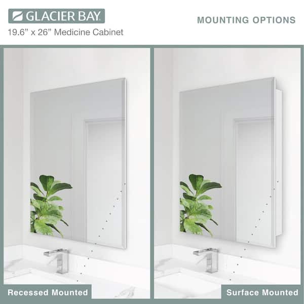 Glacier bay 15 inch medicine cabinet store
