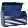 Husky Standard Duty 42 in. 4-Drawer Blue Top Tool Chest H42CH4BLU - The ...