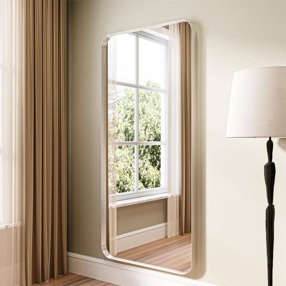Reviews for ORGANNICE 28 in. W x 60 in. H Rectangular Modern Silver ...