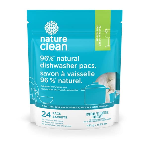Nature Clean 0.6 oz. Automatic Dishwasher (24-Pack) 10-38018