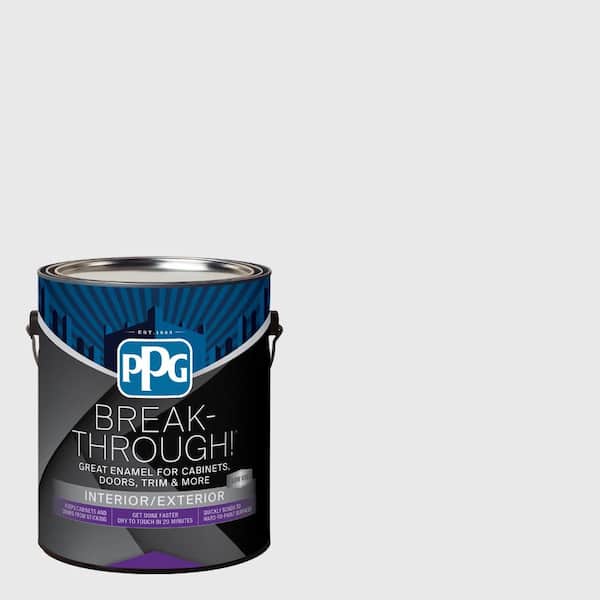 Reviews for Break-Through! 1 gal. PPG1043-1 Snowbank Satin Door, Trim ... Reviews for Break-Through! 1 gal. PPG1043-1 Snowbank Satin Door, Trim ...
