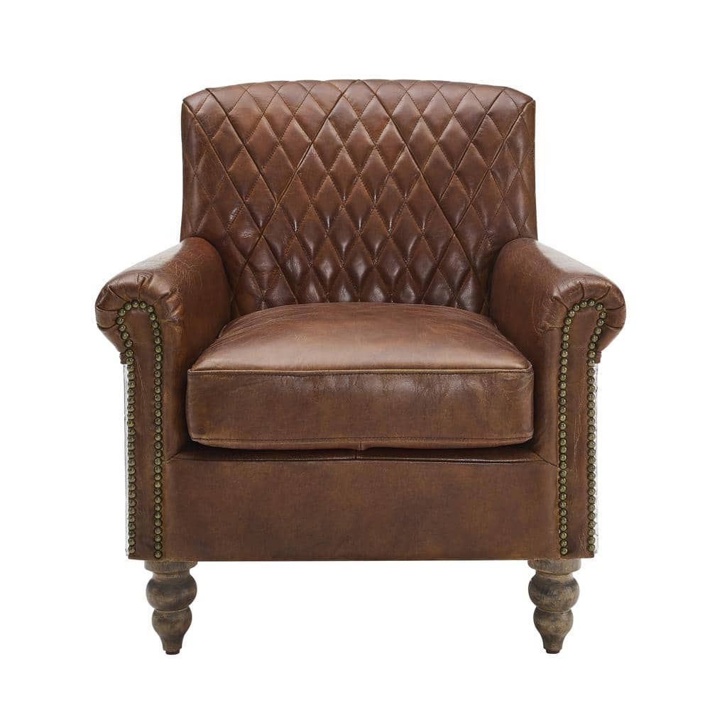 Art Leon Top Leather Cognac Industral Retro Top Grain Leather and ...