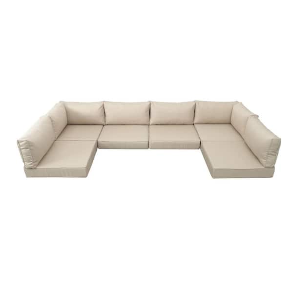 TIRAMISUBEST 14-Piece Patio Furniture Cushion Set, Deep Seat Patio ...