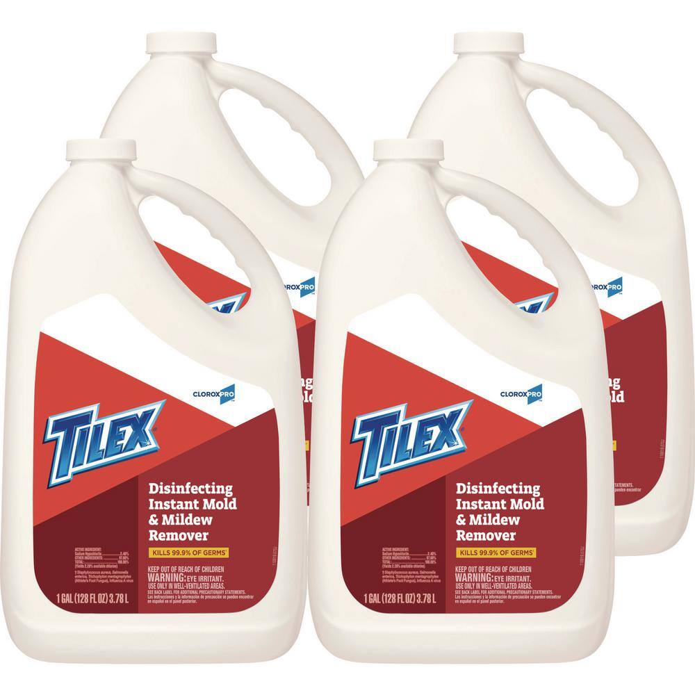 Tilex 128 oz. Disinfects Instant Mildew Remover Tub and Shower Cleaner ...