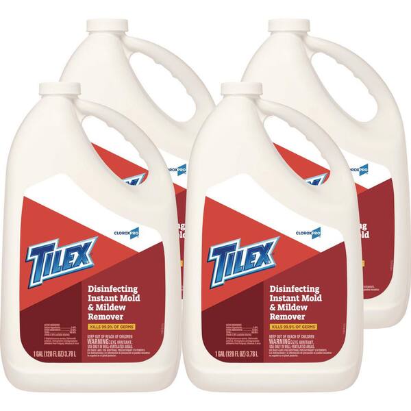 Tilex 128 oz. Disinfects Instant Mildew Remover Tub and Shower Cleaner ...