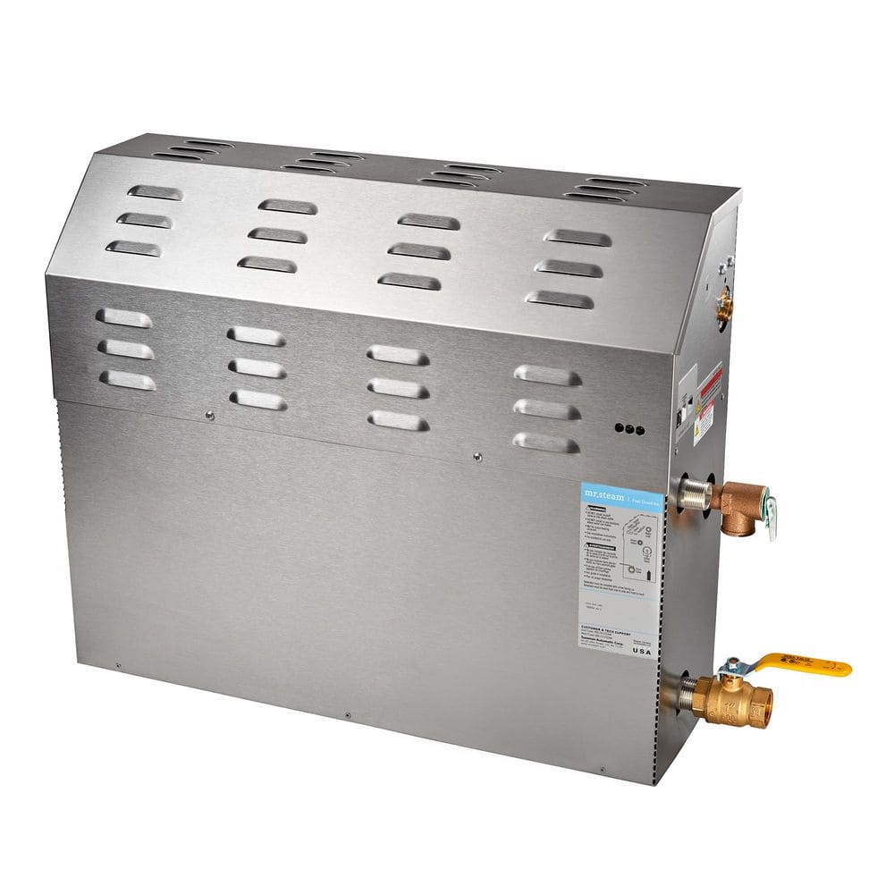 Mr. Steam Max 24 kW (24000 W) Steam Shower Generator of 240 Volt and 1 ...