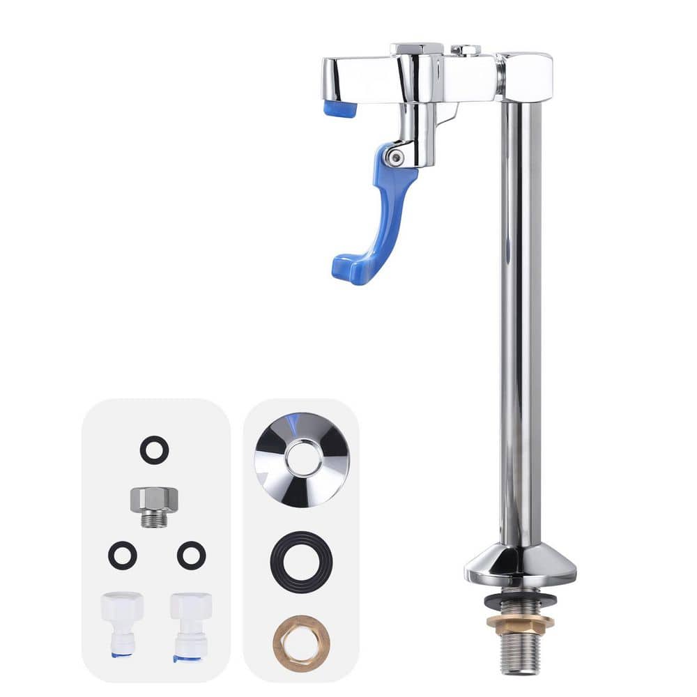 VEVETTA 11 in. Deck Mounted Glass Filler Faucet, Push-Back Glass ...