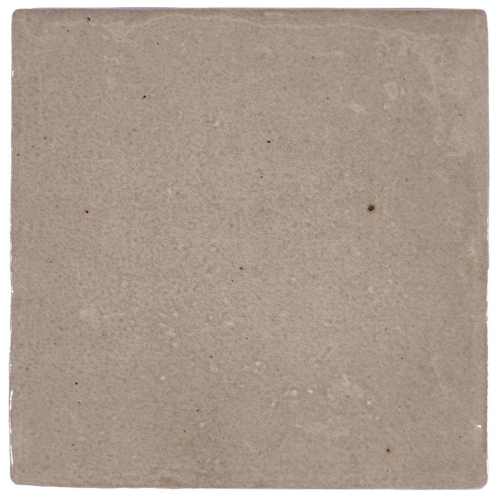 Ivy Hill Tile Kingston Taupe 3.93 in. x 0.35 in. Glazed Ceramic Wall ...