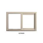 Ply Gem 47.5 in. x 47.5 in. Select Series Left Hand Horizontal Sliding ...