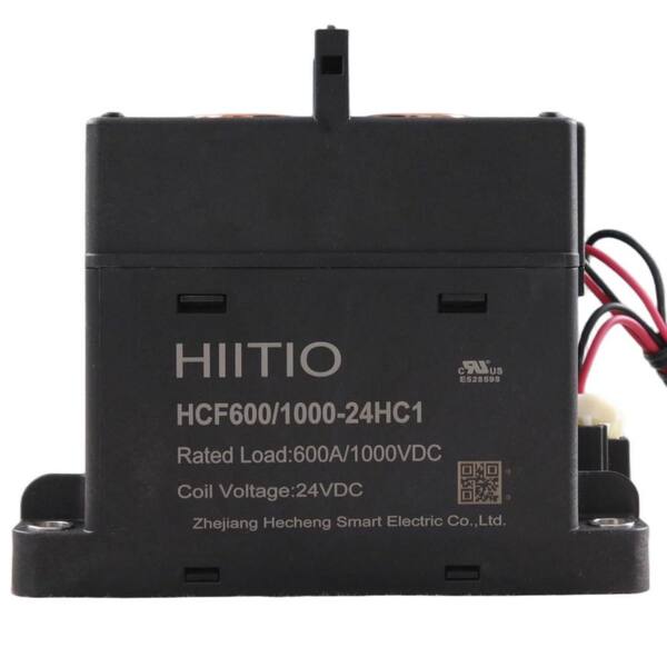 HIITIO 600A 1000VDC High Voltage DC Contactor, Ceramic Hermetically ...