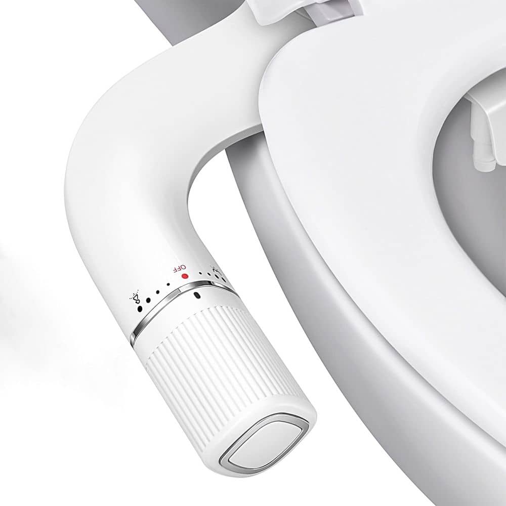 Wudkey Ultra-Slim Bidet Attachment for Toilet with Adjustable Cold ...