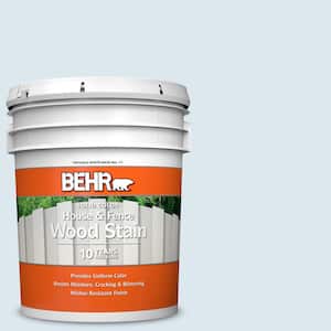 BEHR 5 gal. #520E-1 Coastal Mist Solid Color House and Fence Exterior ...
