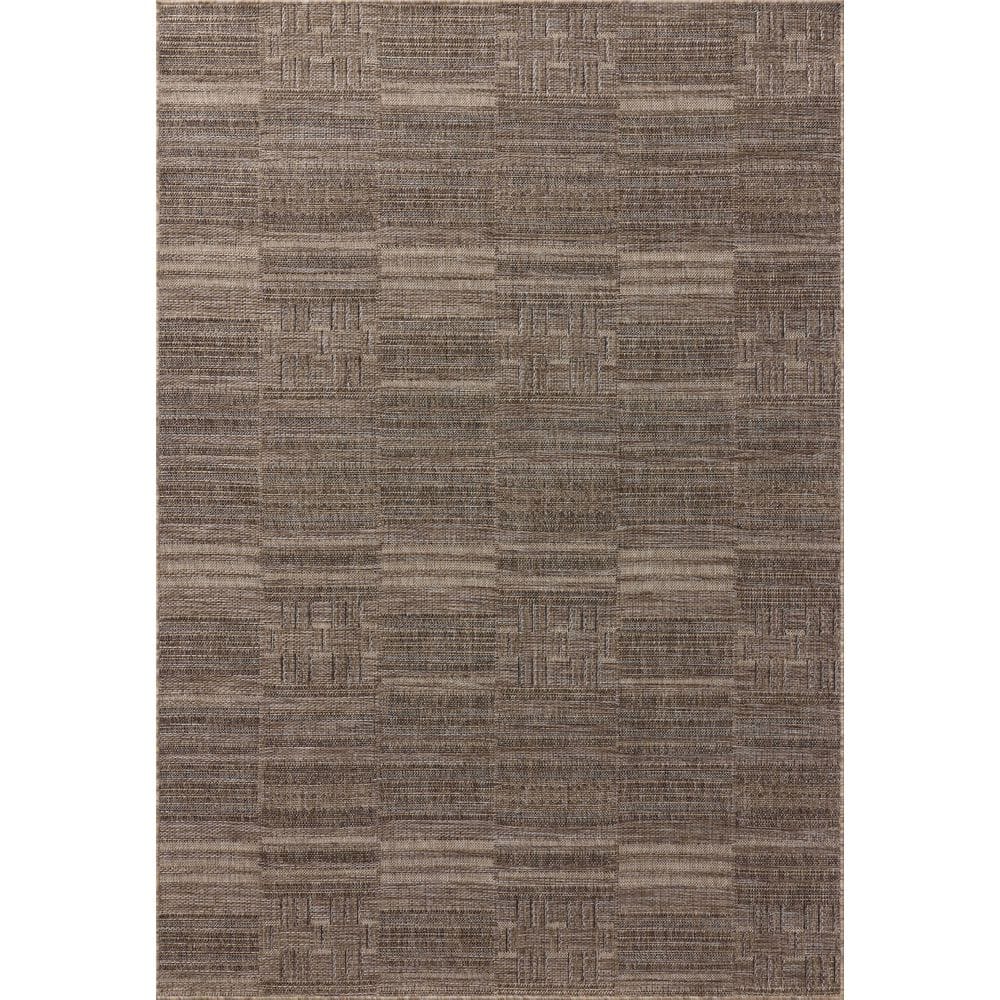Loloi Birch Natural / Beige 9 ft. 2 in. x 13 ft. Indoor/Outdoor Area ...