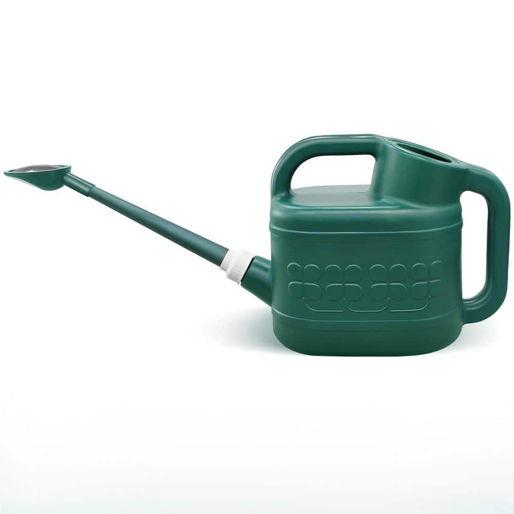 Augbeer 2 gal. Outdoor Garden Watering Can with Removable Long Spout ...