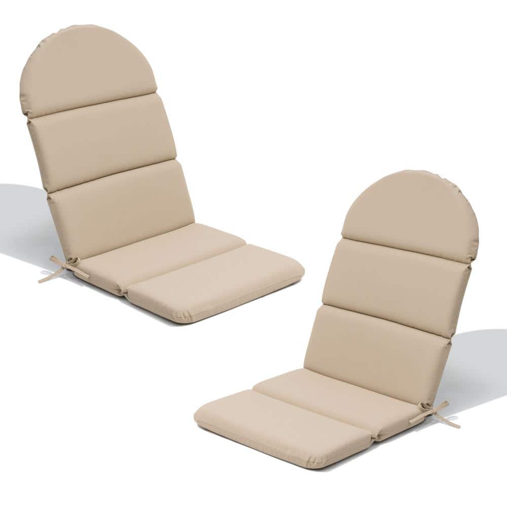 Pellebant 20 x 50 2-Piece Deep Seating Patio Outdoor Adirondack Chair Cushion in Beige PB ...