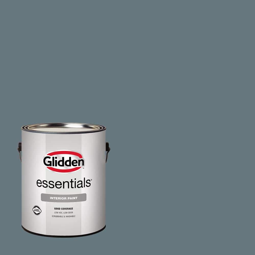 Glidden Essentials 1 gal. PPG1037-5 Night Rendezvous Eggshell Interior ...