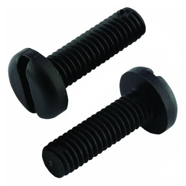 Crown Bolt 6 mm x 20 mm Black Nylon Pan Head License Plate Bolt for ...