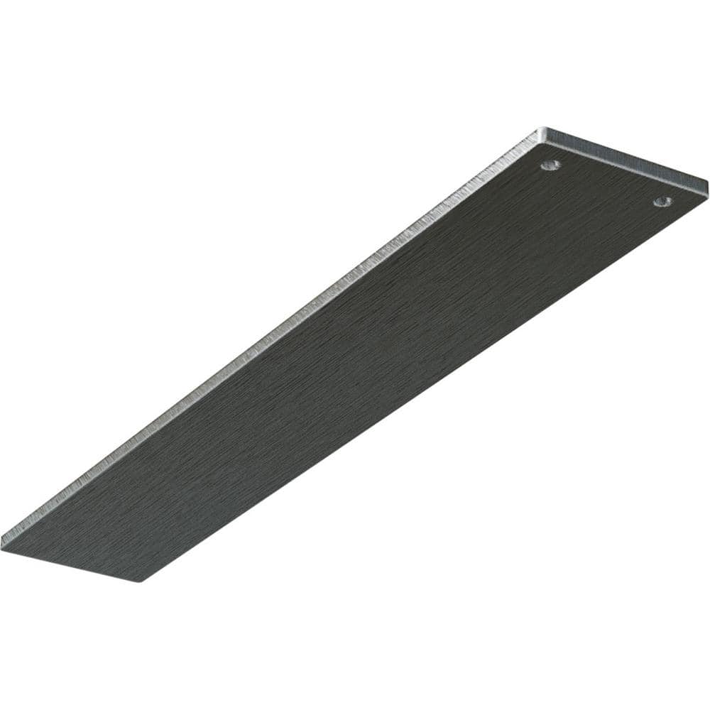 Ekena Millwork 18 in. x 3 in. x 1/4 in. Steel Unfinished Metal Logan ...